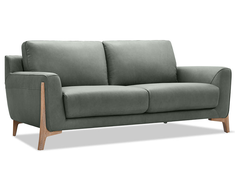 Domain 3 Seat Sofa - Leather | Impressions Furniture