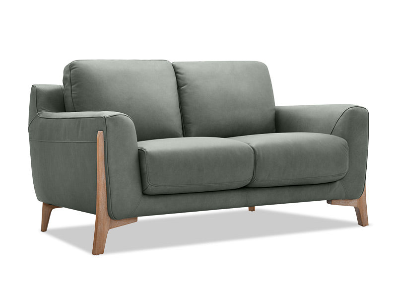 Domain 2 Seat Sofa - Leather | Impressions Furniture