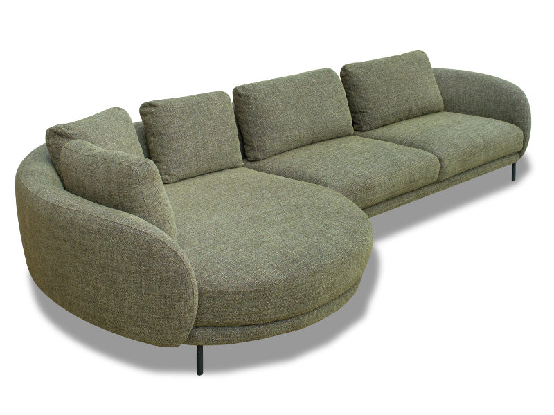 Harrison Chaise - Forrest Grey | Impressions Furniture
