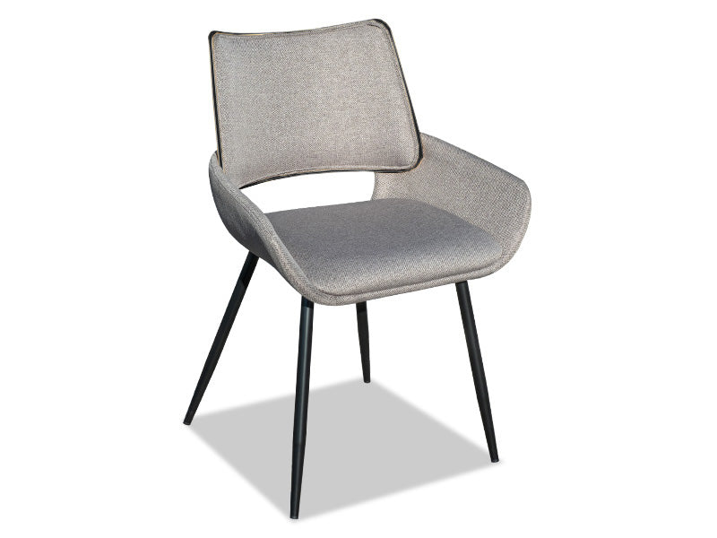 Jett Dining Chair Black Aragon | Impressions Furniture
