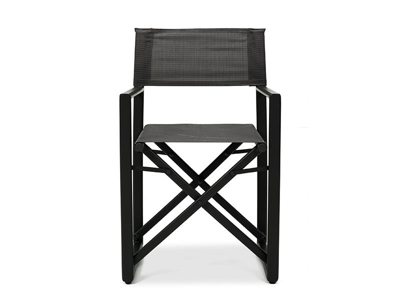 Matzo Director's Chair - Gunmetal | Impressions Furniture